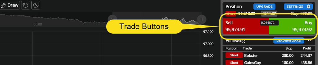 Trade Buttons - Documentation - Quantzu